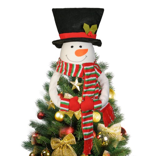 Christmas Tree Topper Snowman Top Hugger for Xmas Tree Holiday Decor ...