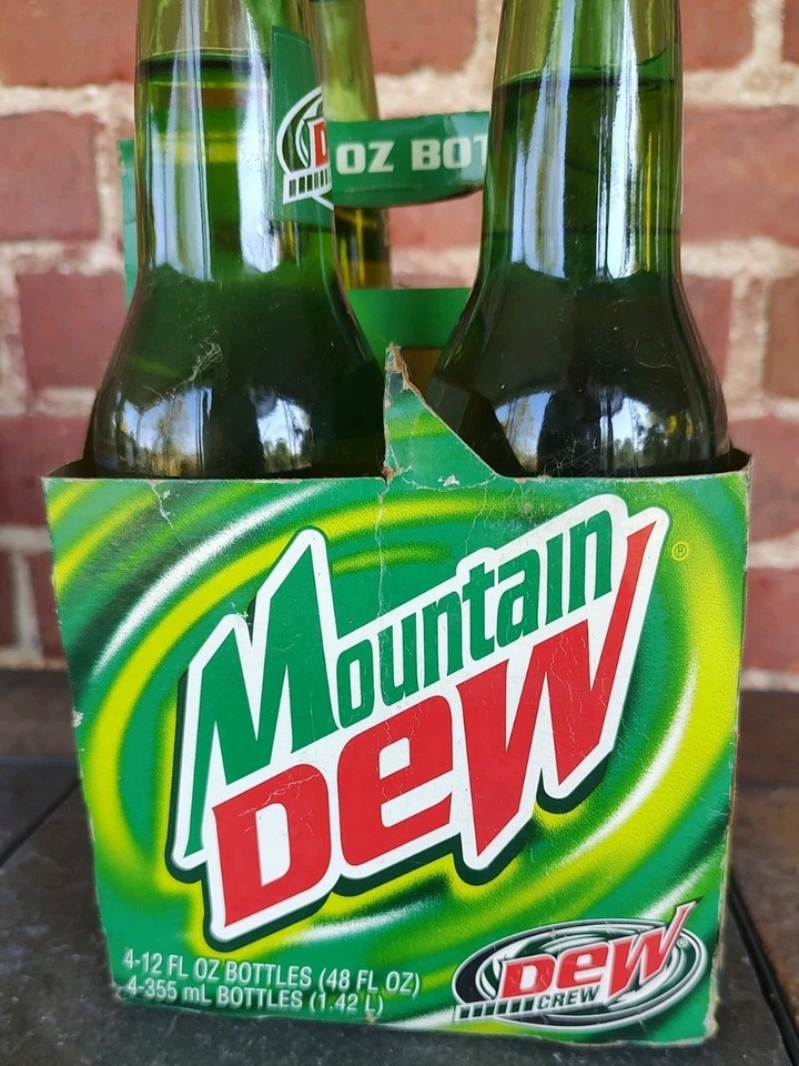 MTN Mountain Dew Crew 12oz 4 Pack In Carton. NASCAR. 1980's Scarce | eBay