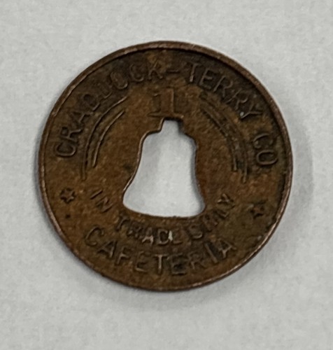 RARE Craddock-Terry Co. Shoes Token - Bell Cutout - Cafeteria - Osborne ...