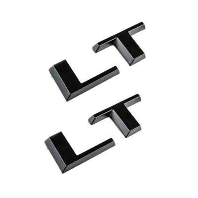 2X LT Emblem Letters Badge 3D Nameplate 2019+ Matte Black | eBay