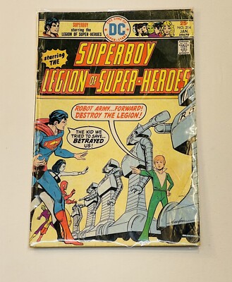 DC Superboy and the Legion of Super-Heroes #214 Comic Book | eBay