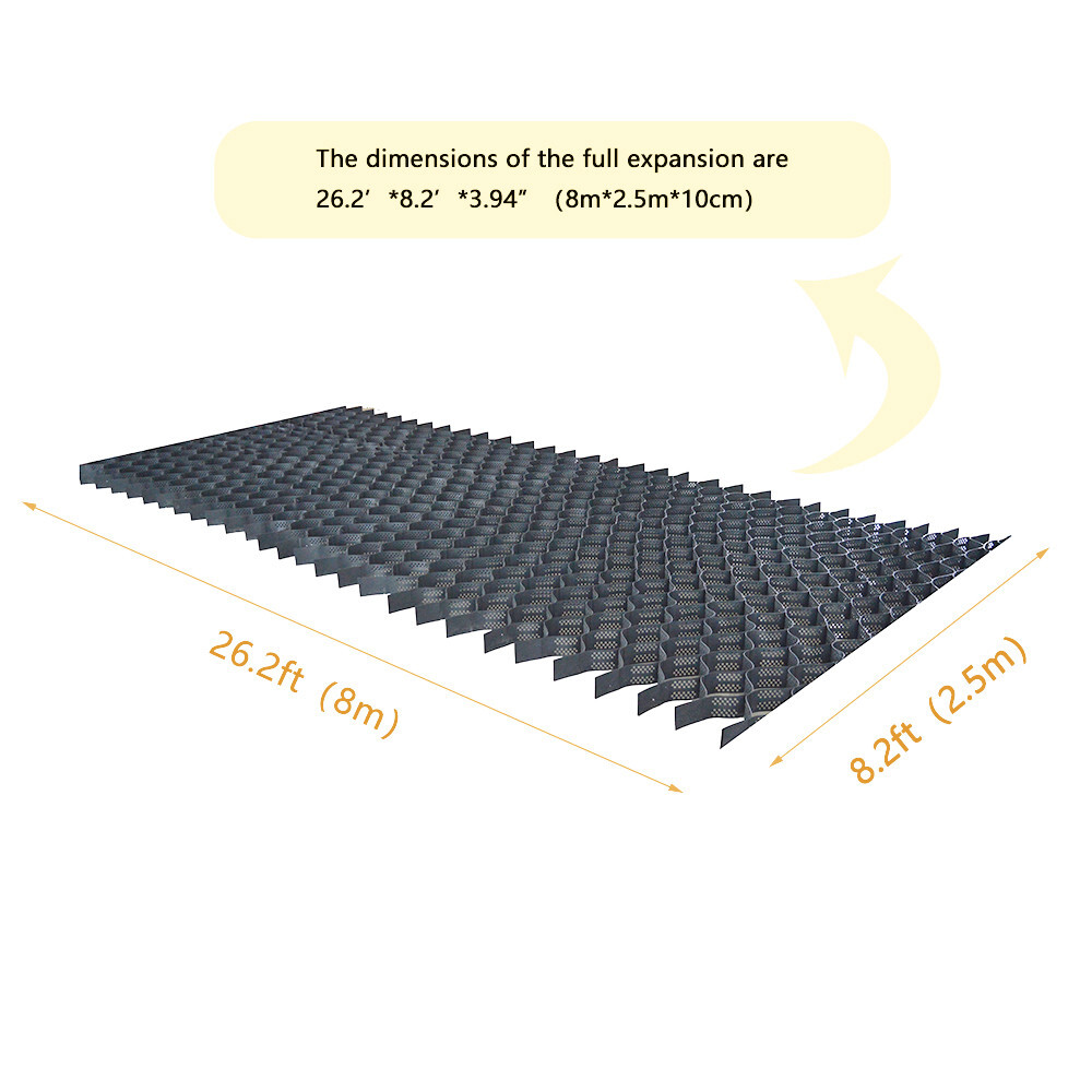Geogrid Cell Honeycomb Grid Constraint System Permeable Paving of ...
