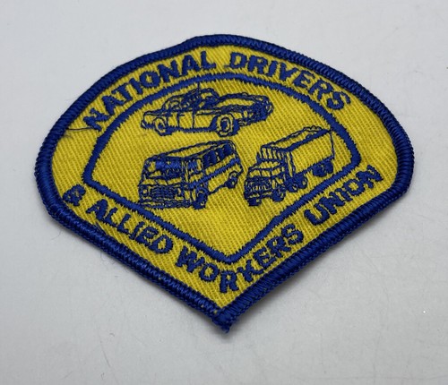 UNION ALLIED WORKERS EMBROIDERED SEW ON PATCH TRUCK UNIFORM | eBay