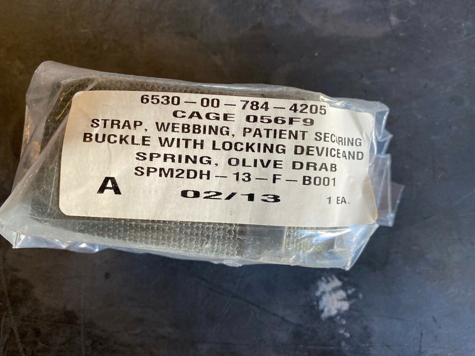 New USGI Strap, Webbing, Buckle Patient Securing/Cargo 72" overall ...