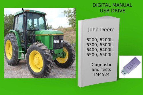 John Deere 6200 6200L 6300 6300L 6400 6400L 6500 6500L Diagnostic ...