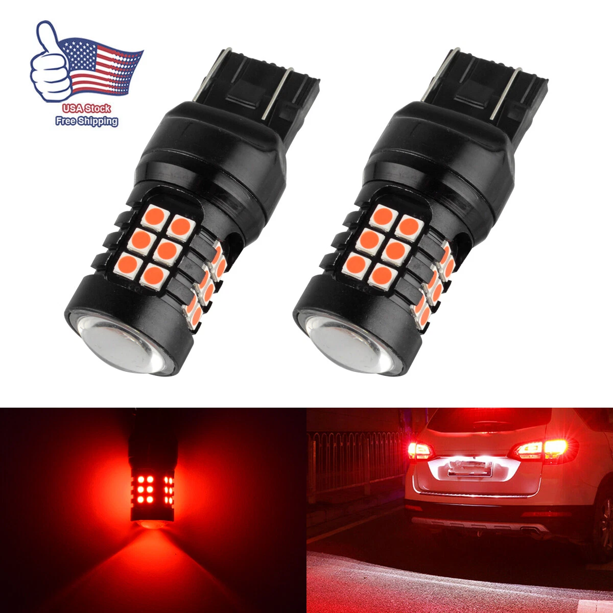 Red Strobe Flashing Blinking LED Lamp For Honda Civic, 42% OFF