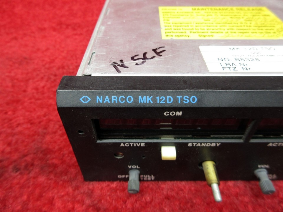 Narco Avionics INC. MK-12 D Navigation-Communication Radio 28V | eBay