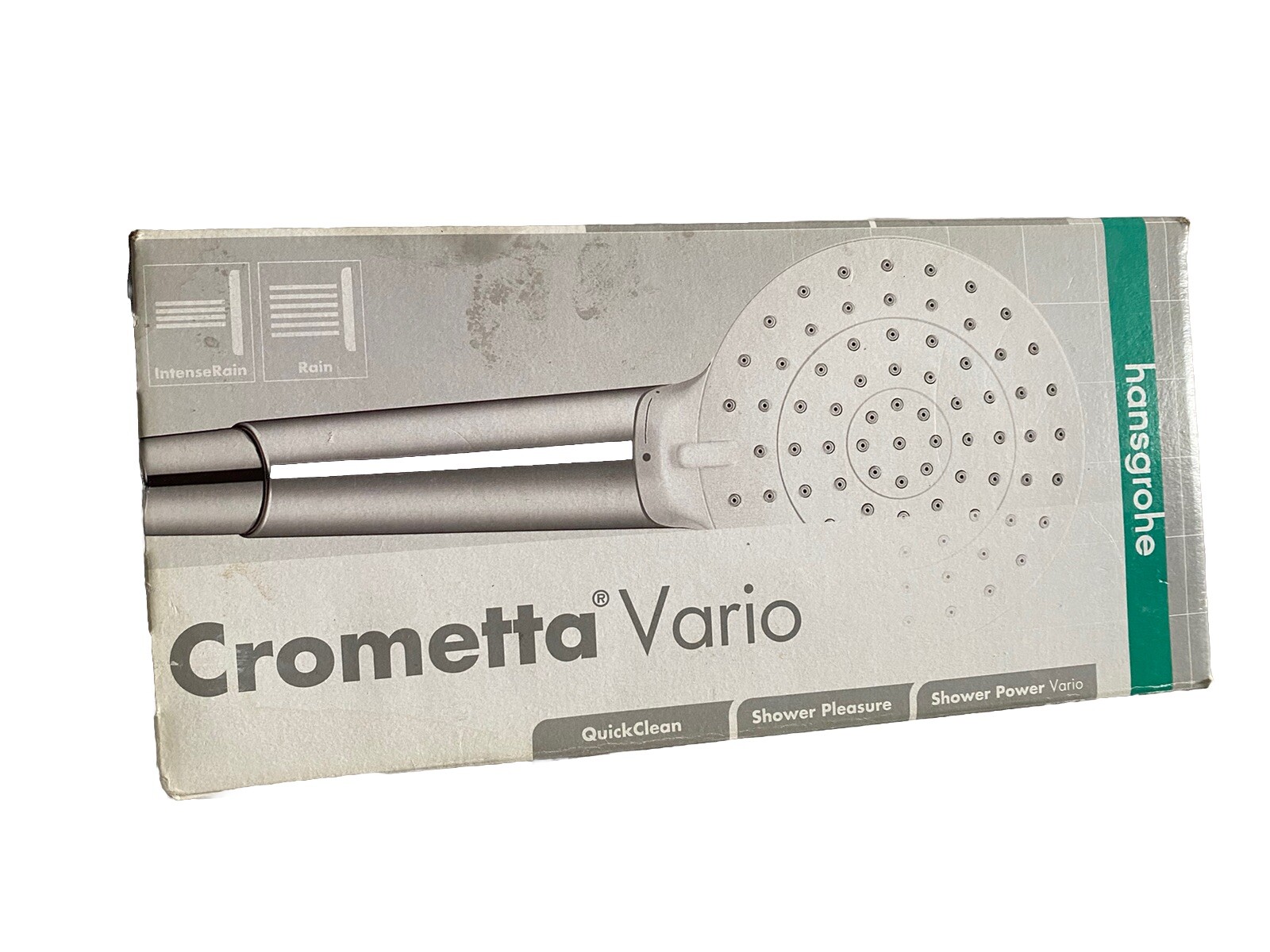 hansgrohe 26330400 Crometta 100 Vario hand shower 2 spray modes | eBay