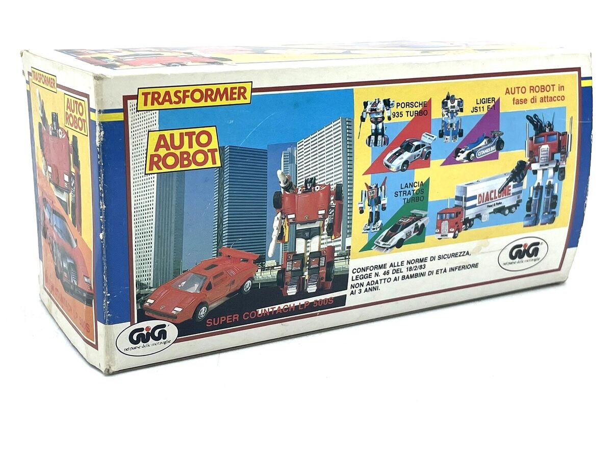 Takara Vintage Transformers G1 Diaclone Countach Sideswipe Takara Vintage Transformers G1 Diaclone Countach Sideswipe