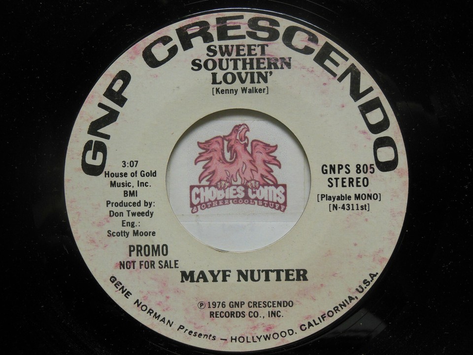 Mayf Nutter: Sweet Southern Lovin' / Mono, 45 RPM VG+ (V1) | eBay