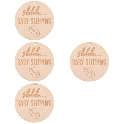 4 PCS Baby Room Sleep Sign Caution for Sleeping Front Porch | eBay