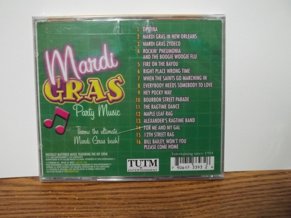 NOS 1994 The Hit Crew Mardi Gras Party Music CD FACTORY SEALED | eBay
