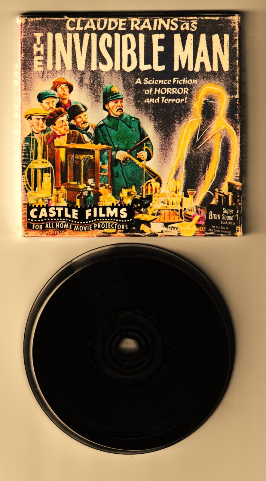 THE INVISIBLE MAN SUPER 8MM HOME MOVIE CLAUDE RAINS | eBay