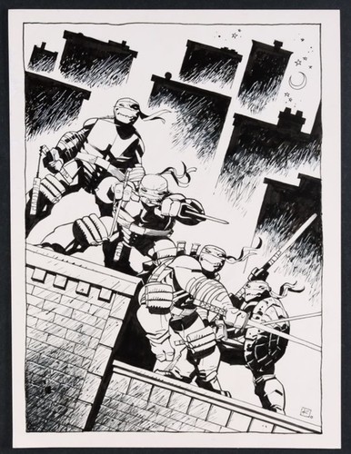 Teenage Mutant Ninja Turtles Comic #1 Cover Homage by Andy Kuhn ...