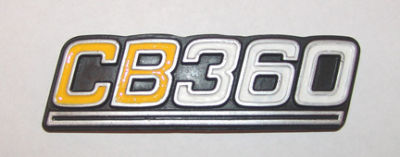 HONDA CB360 CB360T SIDE COVER EMBLEM/BADGE 360T Warranty
