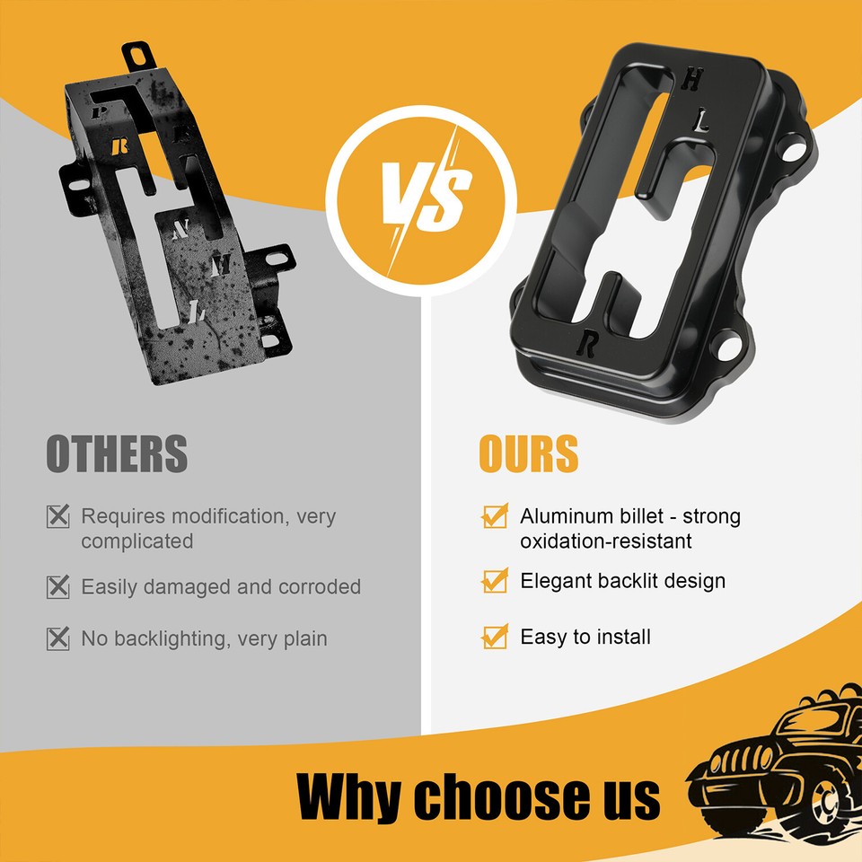 Shifter Gate for Kawasaki KRX 1000/KRX 1000-4, Black Anodized Shift ...