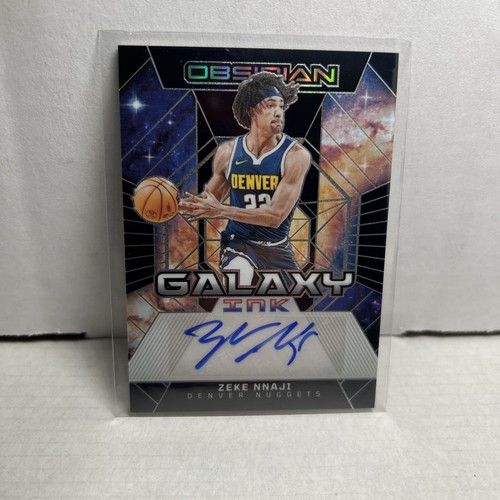 2023-24 Panini Obsidian Zeke Nnaji Galaxy Ink Auto 123/149 Denver ...