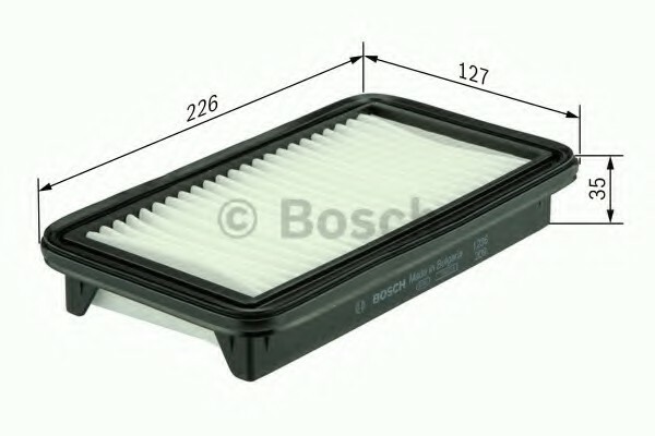 Genuine BOSCH CAR AIR FILTER S0201 - F026400201 | eBay