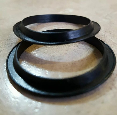 2 x BASIN SINK CLICK CLACK CLICKER WASTE PLUG PUSH DOWN WASHERS SEAL O ...