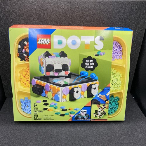 LEGO DOTS NEW Cute Panda Tray DIY Room Décor Crafts Creations Design ...