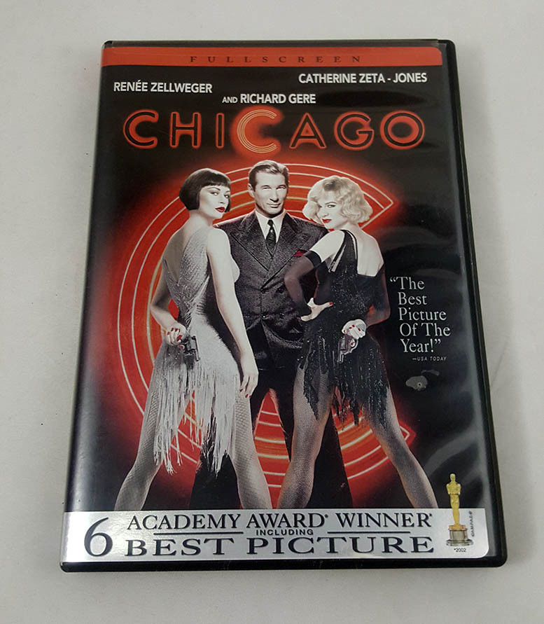 Chicago (DVD, 2003, Full Frame) Fullscreen Video Zellweger Gere Zeta ...
