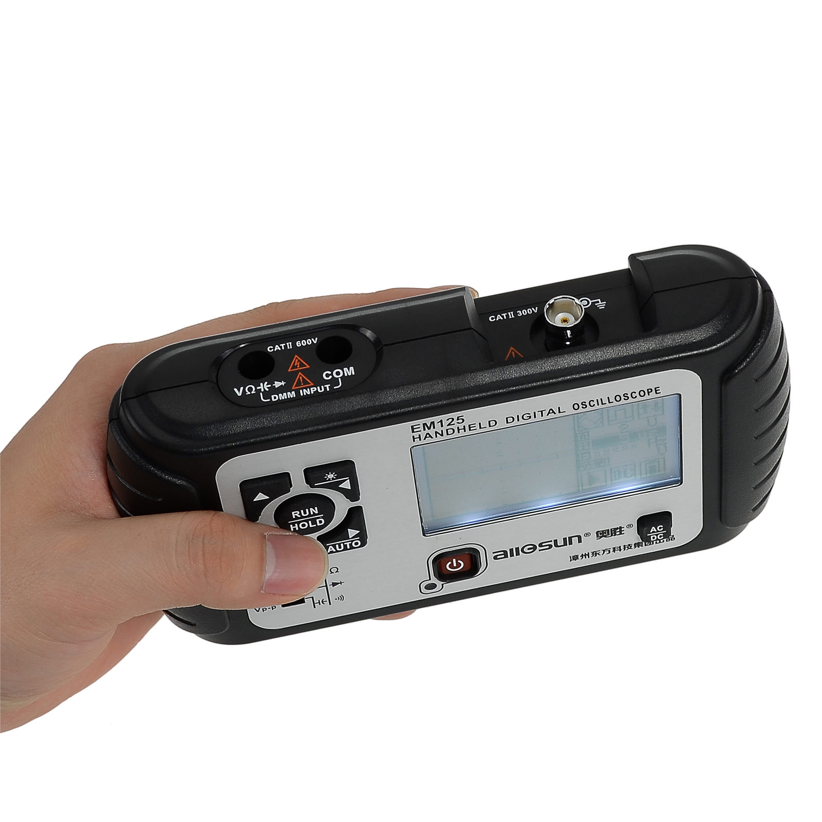 Oscilloscope Digital Handheld Scope 25MHz Bandwidth DMM 1 Channel ...