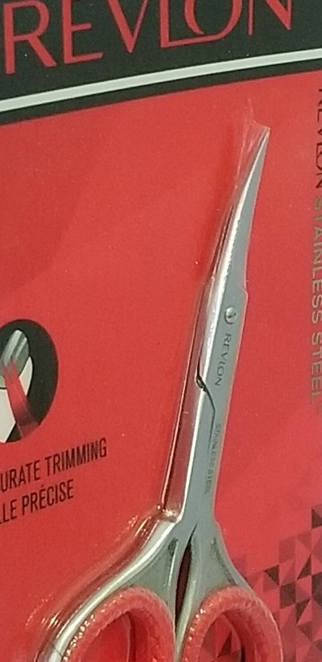 Revlon PRECISE CURVED BLADE Cuticle Scissors #37410 - Brand New ...