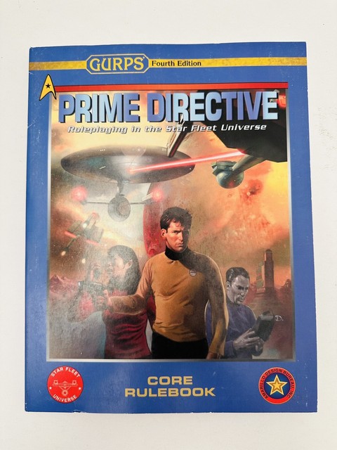 GURPS Star Trek Prime Directive Core Rule Book RPG Role Playing Guide ...