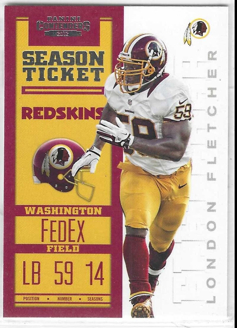 2012 Contenders #99 London Fletcher Washington Redskins | eBay