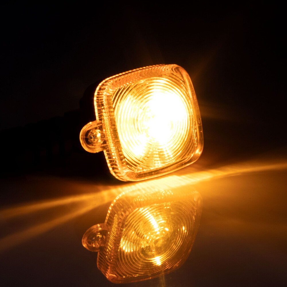 2x Motorcycle Halogen Turn Signals Light Indicator Blinker Universal ...