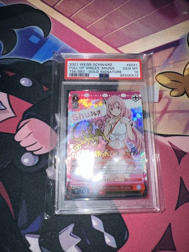 Full of Smiles, Shuna TSK/S82-E031SP SP Weiss Schwarz Slime PSA 10 GEM MINT | eBay