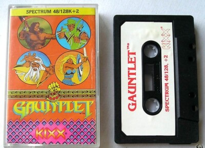 Sinclair Zx Spectrum 48K Gioco - Gauntlet - Kixx - Testata e ...