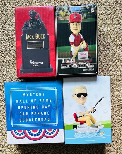 Ted Simmons Tony Larussa Whitey Herzog Jack Buck Bobblehead Statue ...