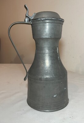 rare antique 18th century Tappit Hens wine claret London english pewter ...