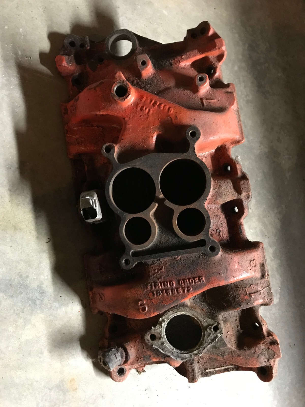 1971 Chevy Corvette 350/270 hp Small Block Intake Manifold P/N 3973469 ...