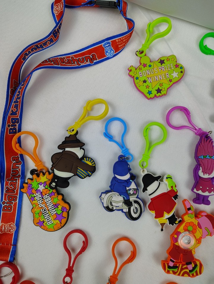 Big Kahuna Lot Backpack Clip Keychain School Fundraiser Hedgehog Pig ...