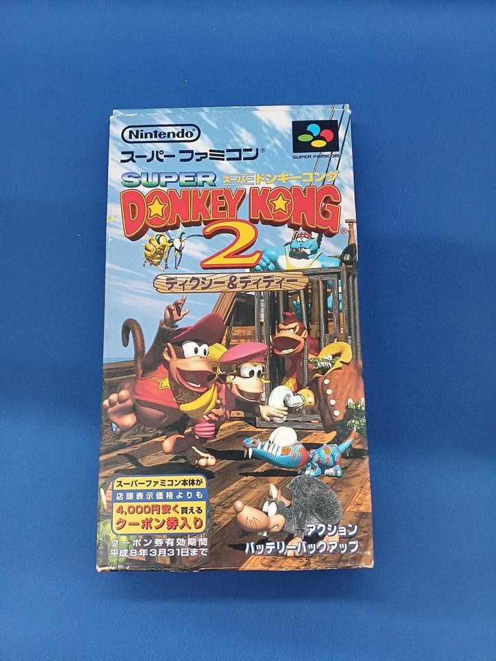 Super Donkey Kong Dixie & Dee SFC Software h261_1204 | eBay