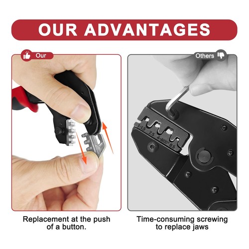 Tool and Multi Purpose Wire Stripper Kit Multiple jaw sizes ratcheting ...