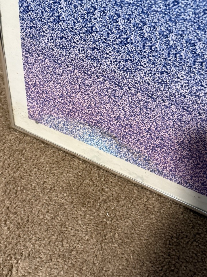 MAGIC EYE Poster rare 1992 NVISION GRAFIX 3D Discovery Space Shuttle ...