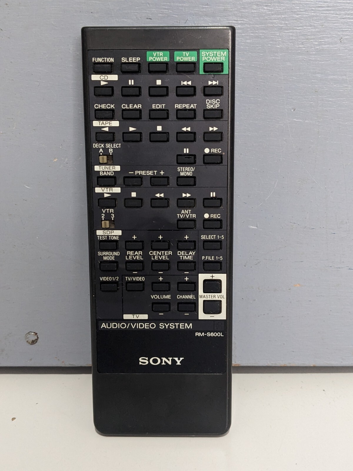 Genuine Sony RM-S600L CD HiFi Remote Control for LBT-N60 / LBT-N600AV ...