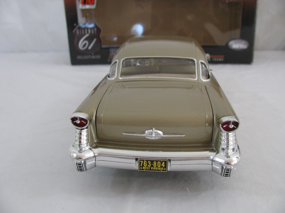 Ertl Highway 61 Diecast 1/18 Scale Gold 1957 Oldsmobile Super 88 Model ...