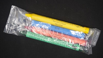 Vintage Walt Disney World Mickey Mouse Crayola Set of 4 SEALED! | eBay