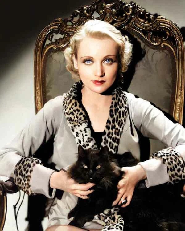 Carole Lombard Color