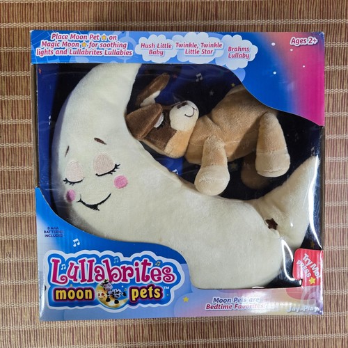 White Lullabrites Moon Pets Plush Stuffed Light Up Celestial Soft ...