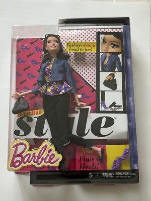 Mattel 2014 BARBIE STYLE Raquelle ROOTED EYELASHES , ARTICULATED DOLL ...