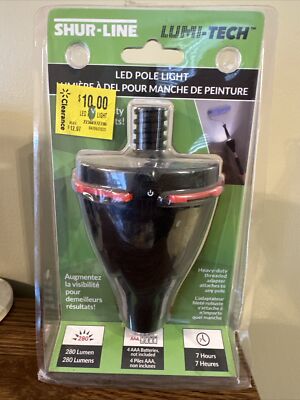 Shur-Line LED Pole Light Adapter Paint Roller Light New In Package | eBay
