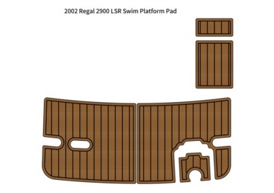 2002 Regal 2900 LSR Swim Platform Step Pad Boat EVA Foam Teak Deck ...