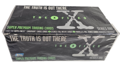 1995 Sealed Box (24 Packs) The X-Files Topps Series One Premium Trading ...