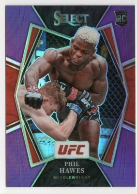 2022 Select UFC Phil Haws RC Rookie Premier Level Purple Prizm #52/60 ...