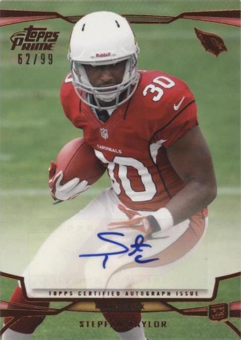 2013 Topps Prime - Stepfan Taylor #103 Copper Autographs /99 (AU, RC ...